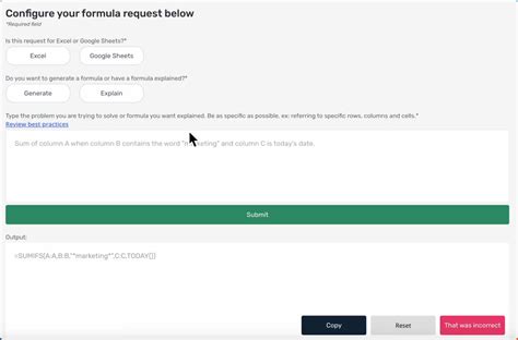 Excel Formula Bot Excel Formula Bot Translate Text Instructions To