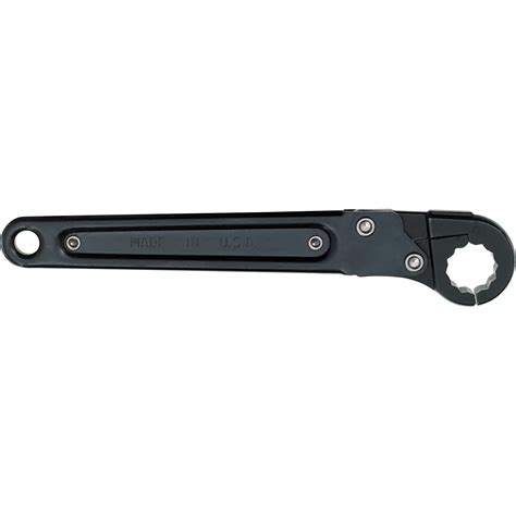 Proto Ratcheting Flare Nut Wrench 5 8in 12 Point Black Oxide Finish