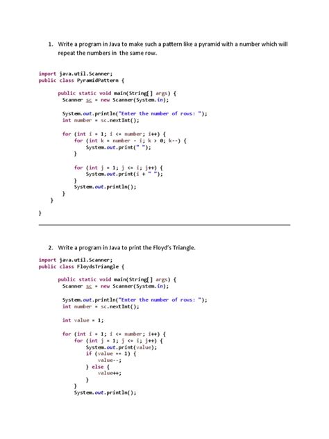 write a program in java to make such a pattern like a pyramid with a