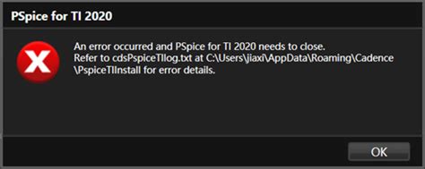 Pspice For Ti Installation Issue Simulation Hardware And System Design Tools Forum