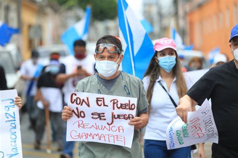 Imágenes Así Fue La Manifestación De Guatemaltecos Que Se Pronunciaron