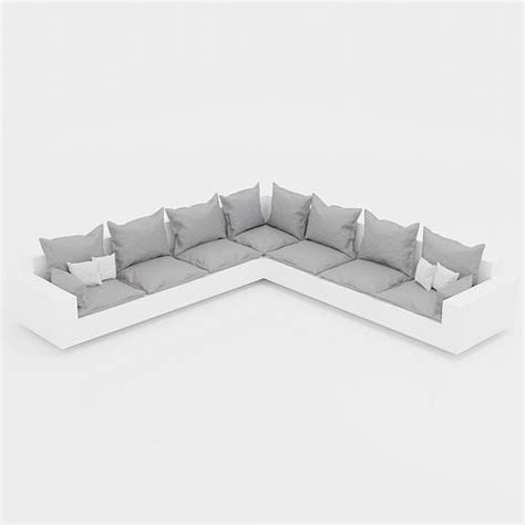 Big Corner Couch 3d Model Cgtrader
