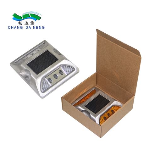 Led Solar Warning Light Flashing Solar Powered Warning Light