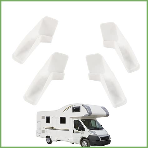 RV Rain Gutter Extensions 4pcs Mini Gutters For Gazebo RV Roof Drip Edge Left And Right Side