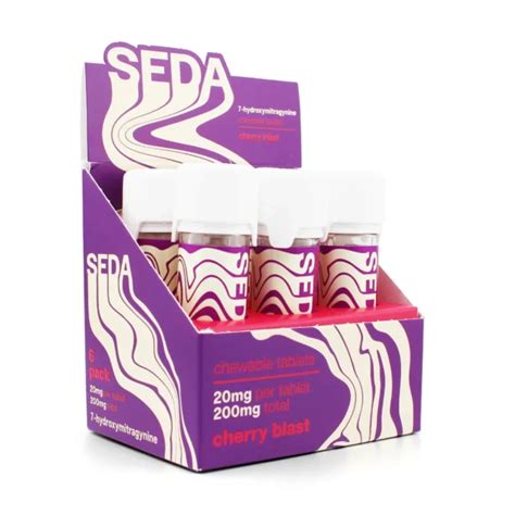 Buy Seda 7 Hydroxy Kratom Extract Chewable Tablets 20 Mg