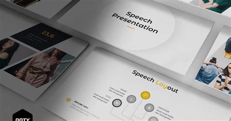 Speech Powerpoint Template Incl Bright And Clean Envato