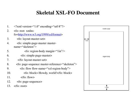 Ppt Xsl Fo Extensible Stylesheet Language Formatting Objects