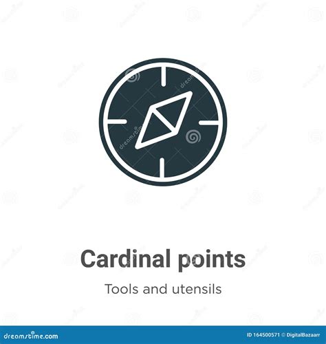 Guidance Through The Cardinal Points Of The Tablet Vector Illustration
