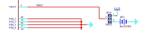 Stm32 Vbat外围电路接法详解 备用电源（纽扣电池）vbat怎么接电源 Csdn博客