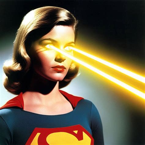 Supergirl Heat Vision Color By Blulive On Deviantart