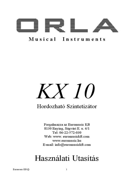 Kx10 Használati Hu Pdf