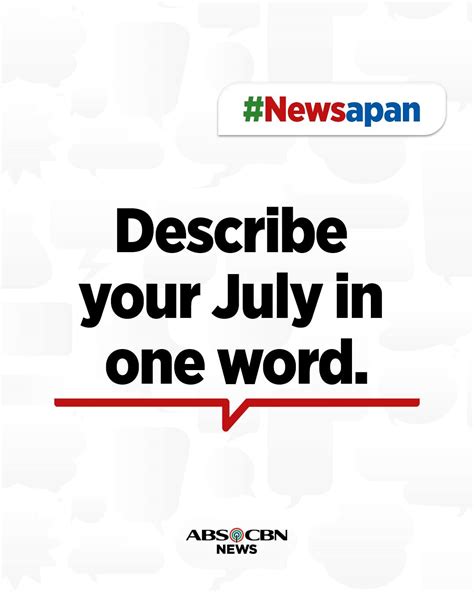 Abs Cbn Kumusta Ang Naging July Mo Kapamilya 🤔 Newsapan Facebook