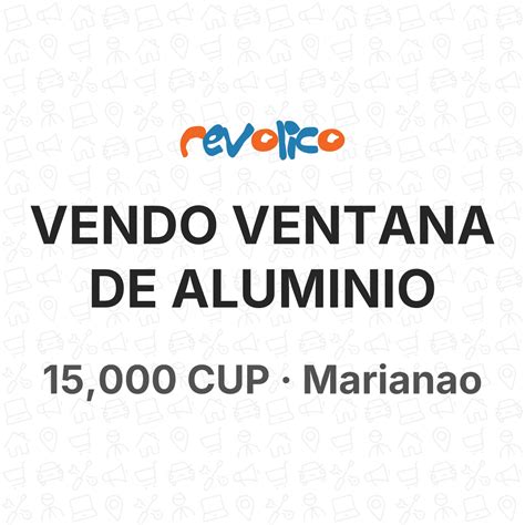 Vendo Ventana De Aluminio En Marianao La Habana Cuba Revolico