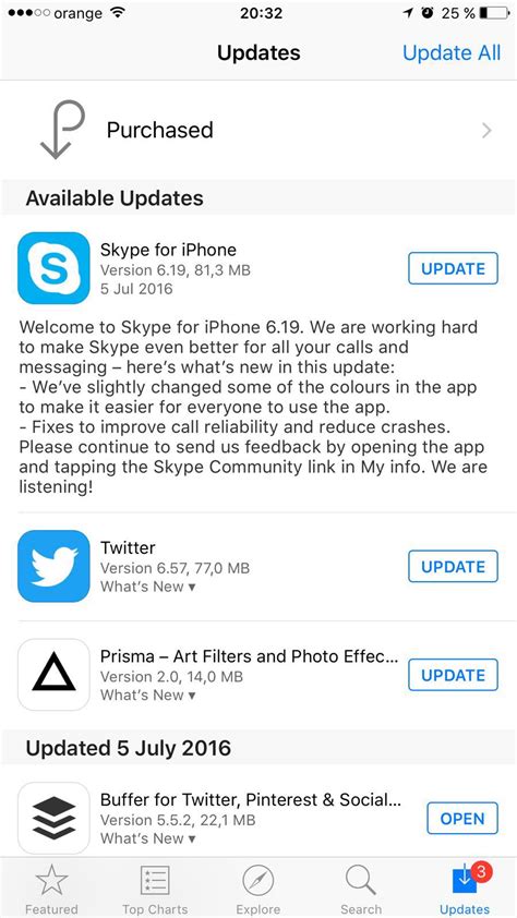 Microsoft Updates Skype For IPhone With Improved UI