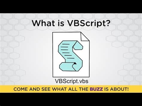 What Is VBScript YouTube