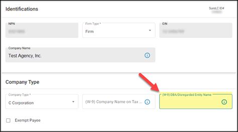 W 9 Agency Has A DBA Name Or Reports Income Taxes Under A Different