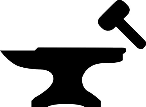 Svg 망치 대장장이 모루 무료 Svg 이미지 및 아이콘 Svg Silh