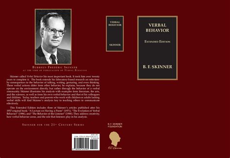 verbal behavior extended edition pre order b f skinner foundation