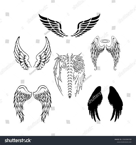 Dark Angel Wings Tattoo