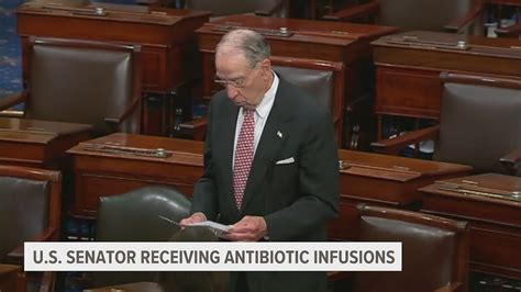 Iowa Senator Chuck Grassley Hospitalized For Infection