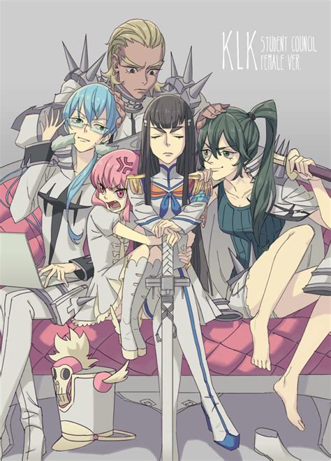 Klk Student Council Female Ver Kill La Kill Know Your Meme