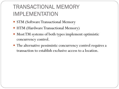ppt transactional memory powerpoint presentation free download id 6191468