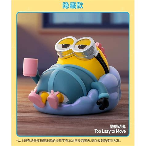 【secret】popmart Popmart Minion Lazy Every Day Series ของแท้รูป Mystery Box อินเทรนด์ของเล่น