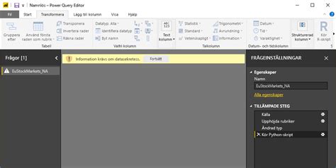 Anv Nda Python I Power Bi Power Query Redigeraren Power Bi Microsoft Learn