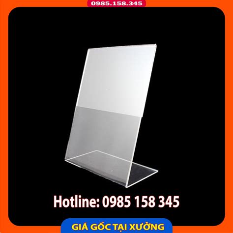 Mua Menu Mica A4 A5 A6 A7 B6 … Kệ Menu để Bàn Chữ L Dùng Trưng Bày