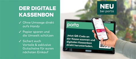 Digitaler Kassenbon Bei Porta Kassenbon Digital Aufbewahren Porta Möbel