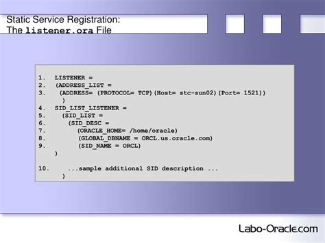 Ppt Basic Oracle Net Server Side Configuration Powerpoint Presentation Id 4536739