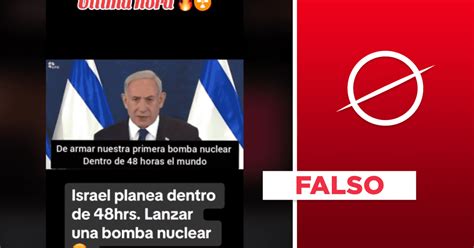 Primer Ministro De Israel No Anunció Públicamente Que Lanzaría Una