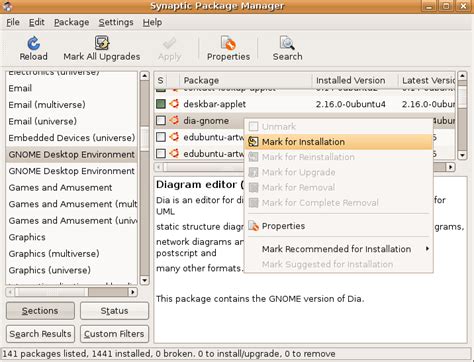 Simple Package Management With Synaptic Package Manager In Ubuntu Debian Admin