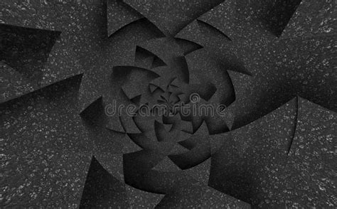 Dark Triangle Pattern Backdrop Background 3d Rendering Stock