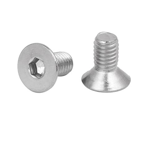M6x12mm 316 Stainless Steel Countersunk Flat Head Hex Socket Cap Screw Bolt 5pcs Walmart Canada