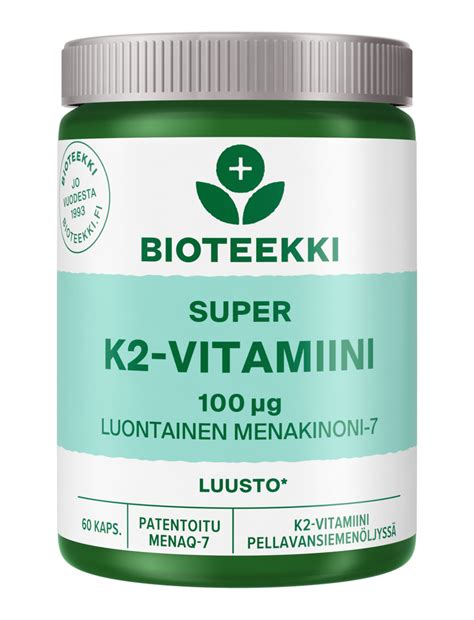Super K2 Vitamiini 60kpl Luonnonhelma