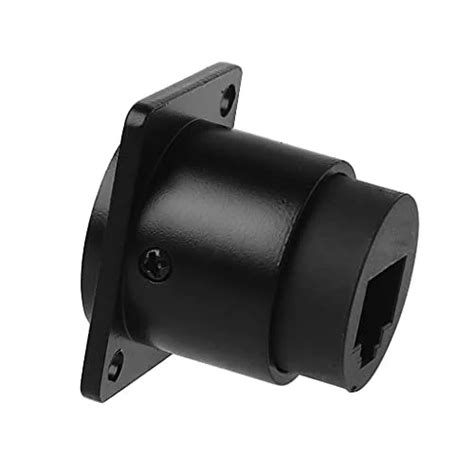 Icepc Rj45 Cat6 Socket D Type Module Shielded Industrial Panel Mount