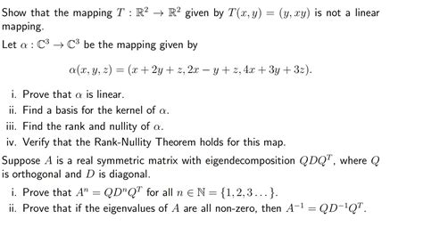 Show That The Mapping T R2 Arrow R2 Given By StudyX