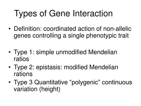 Ppt Gene Interaction Powerpoint Presentation Free Download Id4060042