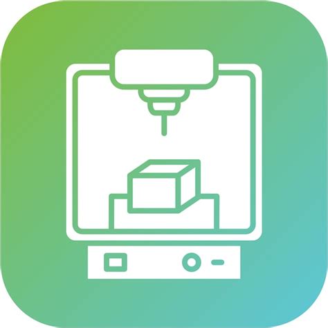 Premium Vector Engineering Printer Icon Style