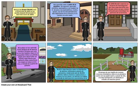 Gregor Mendel Storyboard Af 5f42db6e