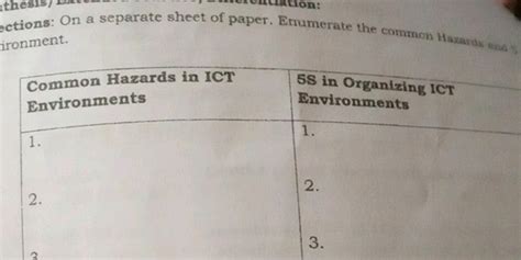 Etions On A Separate Sheet Of Paper Enumerate Studyx