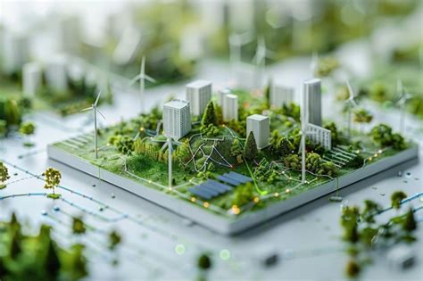 Decarbonization Roadmap For A European City Made Of Data On Top Of A Square Data Router Box On A