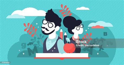 교사 일 벡터 그림입니다 플랫 작은 세계 교육자 사람 개념 교사 교육 관련 직업에 대한 스톡 벡터 아트 및 기타 이미지 교사 교육 관련 직업 교습 감탄 Istock