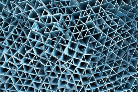 Premium Photo Three Dimensional Render Of Rows Of Triangle Shaped