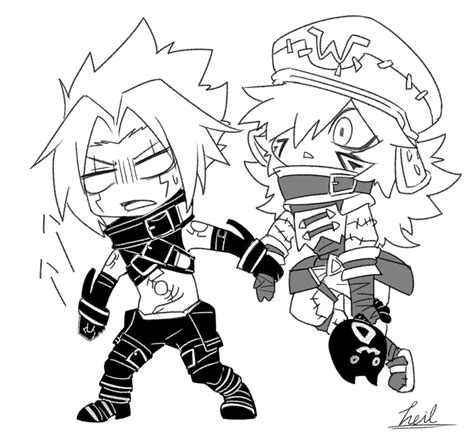 Haseo Azure Kite And Chim Chim Hack And 1 More Drawn By Azur Cephonodes Danbooru