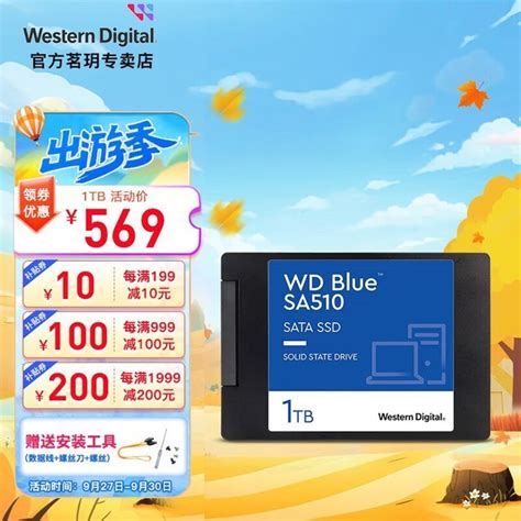 【手慢无】西部数据 Blue固态硬盘到手价549元游戏硬件存储 中关村在线