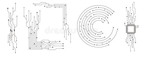 Circuit Board Line Microchip Software Integrated Motherboard Connections Innovative