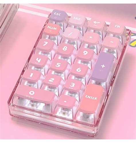 투명 무선 키패드 블루트스 텐키 넘패드 숫자키 업무용 사무용 노트북 기계식 티몬