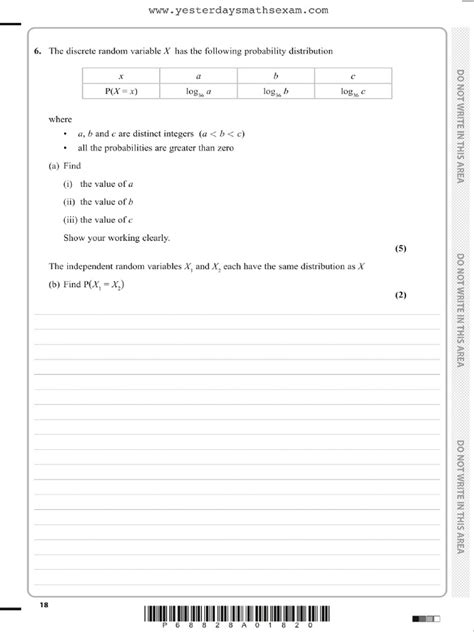 Probability 1 Pdf Probability Distribution Scarf